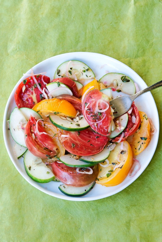 Garlic My Soul • Tomato Cucumber Salad
