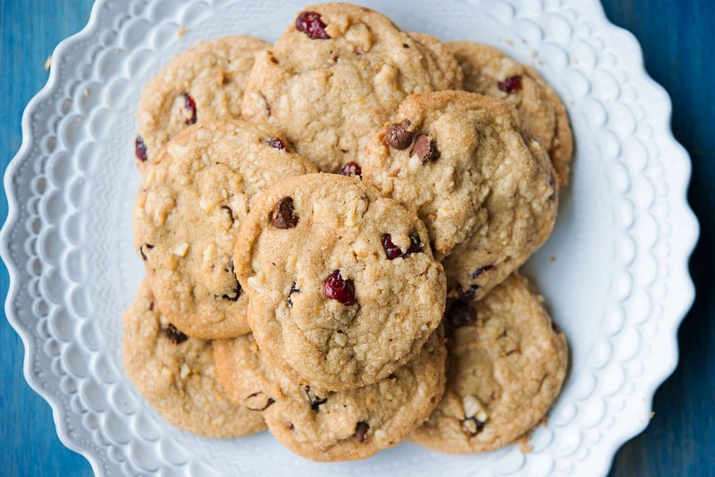 Garlic My Soul • FB Cookie Swap: Cranberry Walnut Cookies