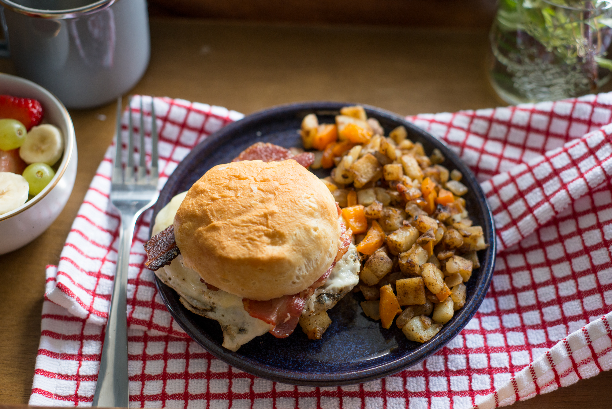 Garlic My Soul • Breakfast in Bed: Bacon, Egg, & Cheese